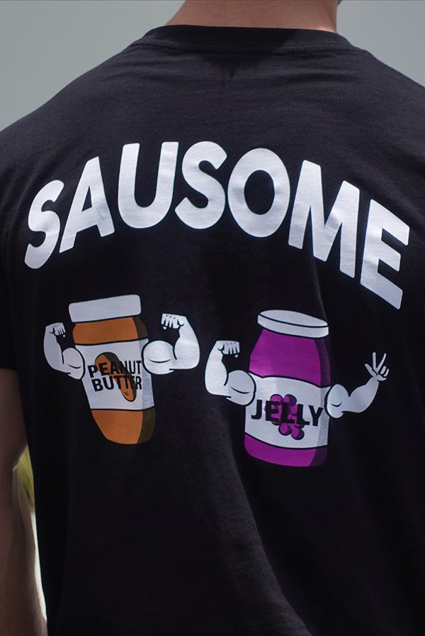 Sausome PB&J Tee (Black)– Austin Whitworth
